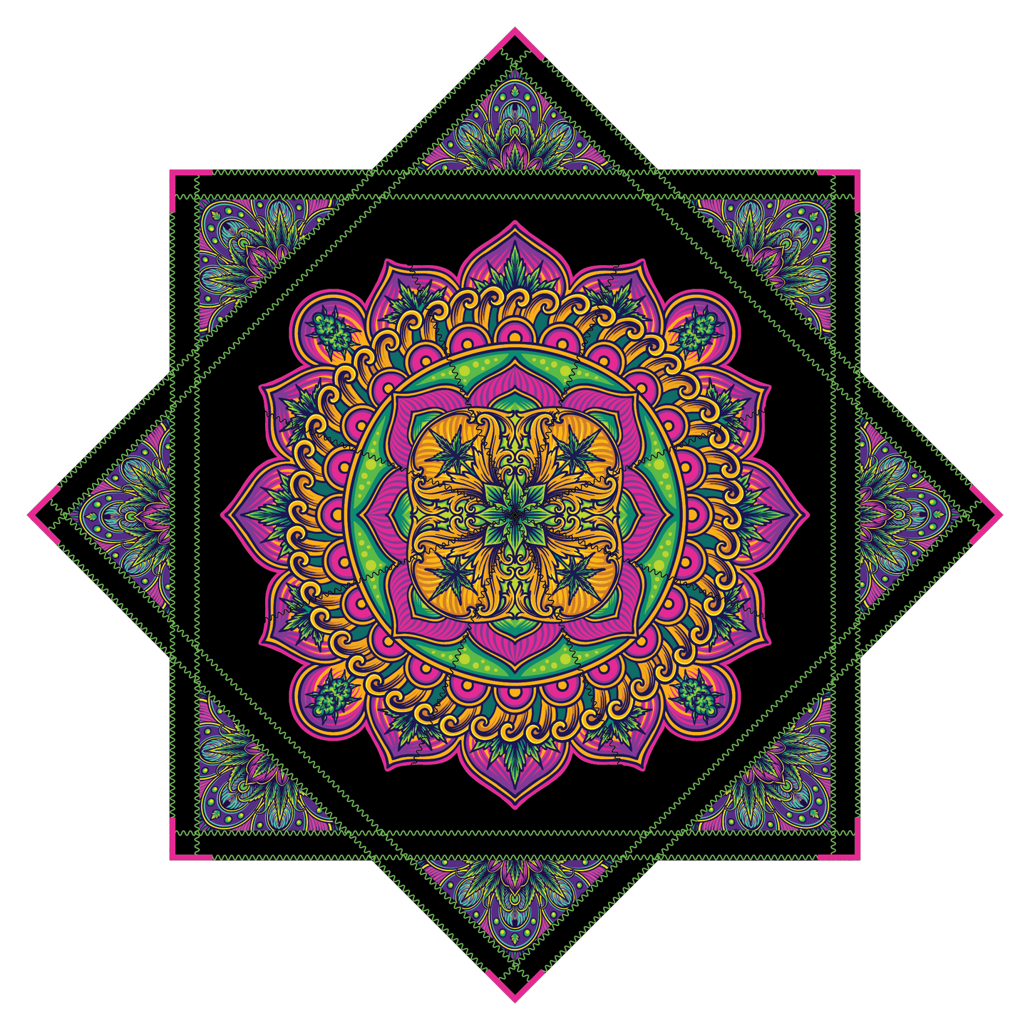 Mary Mandala – Forever FlowStar 26" (Ships By Feb. 20th) – ForeverFlow