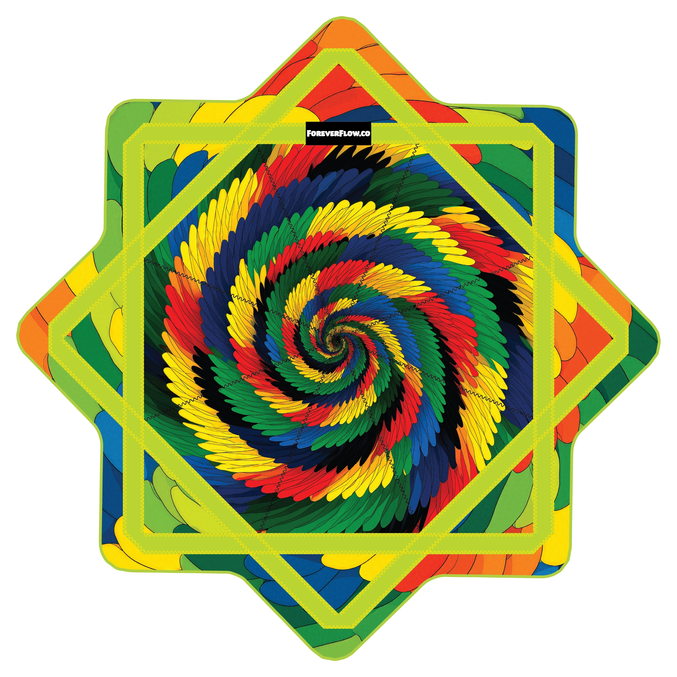 Shades of Sun – Stash Star - Velcro Pocket (Ready To Ship) – ForeverFlow